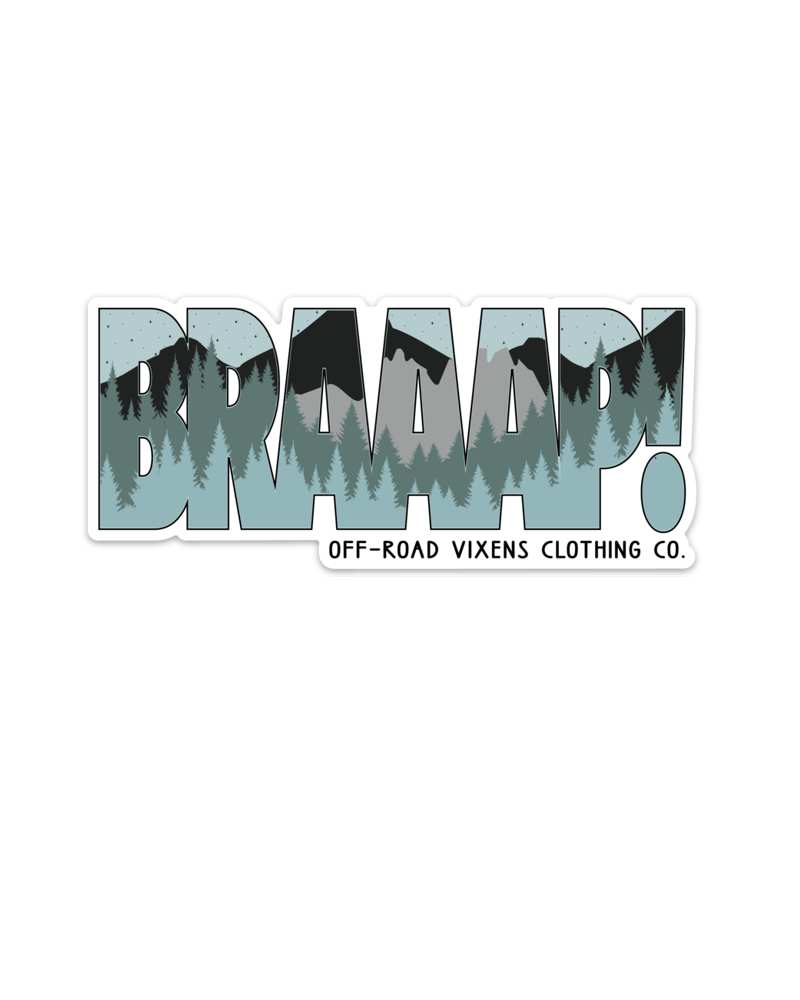 Braaap! Printed Decal 5.5" x 2.5" – NVMOS